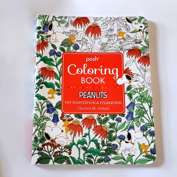 Peanuts | Other | Posh Peanuts Coloring Book | Poshmark